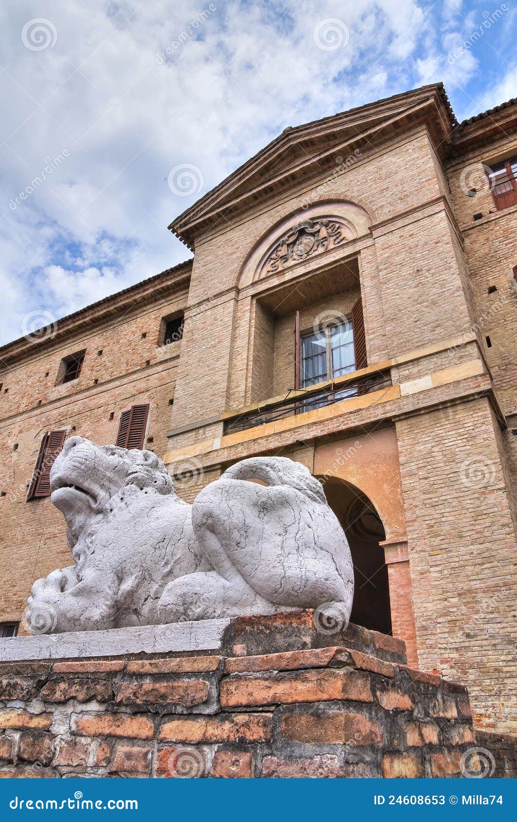 Meli Lupi Fortress of Soragna. Emilia-Romagna Stock Image - Image of ...