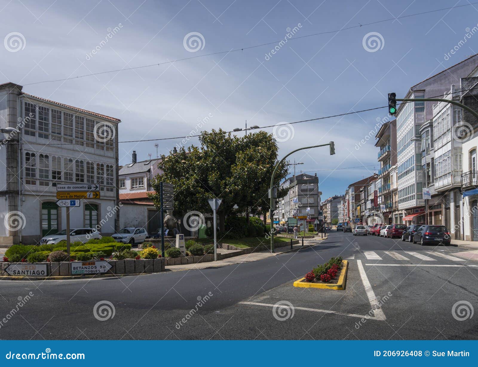 Melide Town in Galicia, Spain Editorial Stock Photo - Image of ...