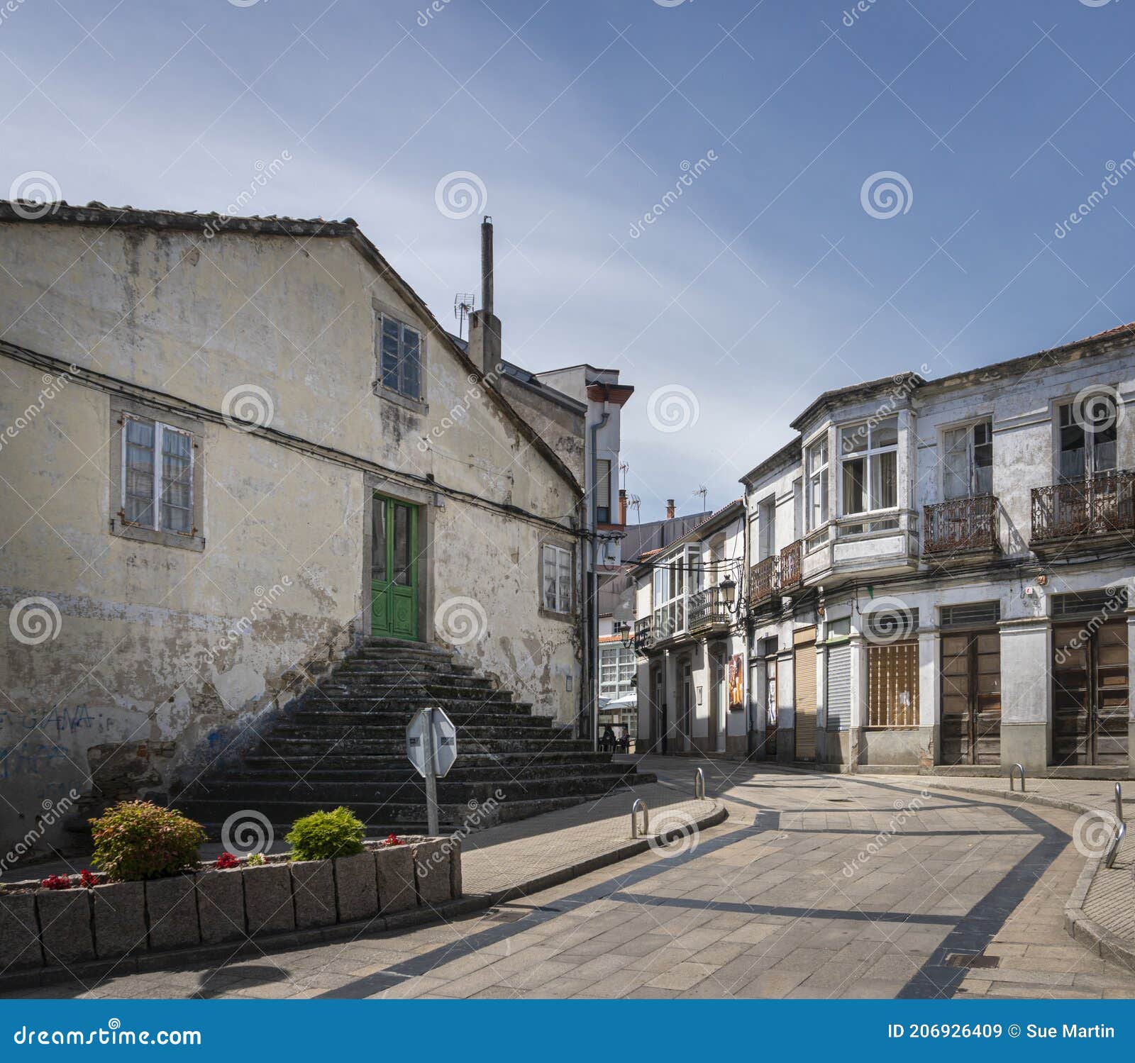 Melide Town in Galicia, Spain Editorial Stock Image - Image of camino ...
