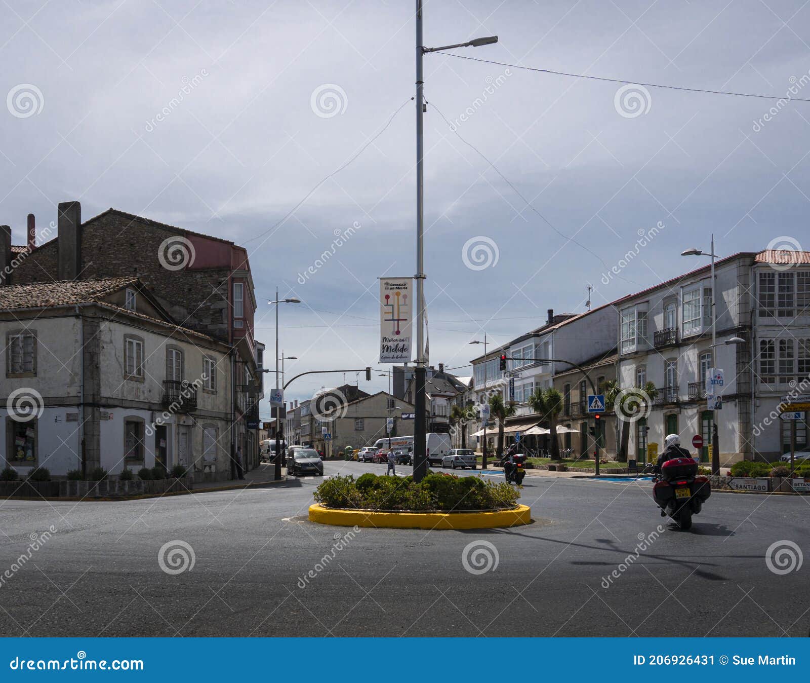 Melide Town in Galicia, Spain Editorial Photo - Image of galicia ...