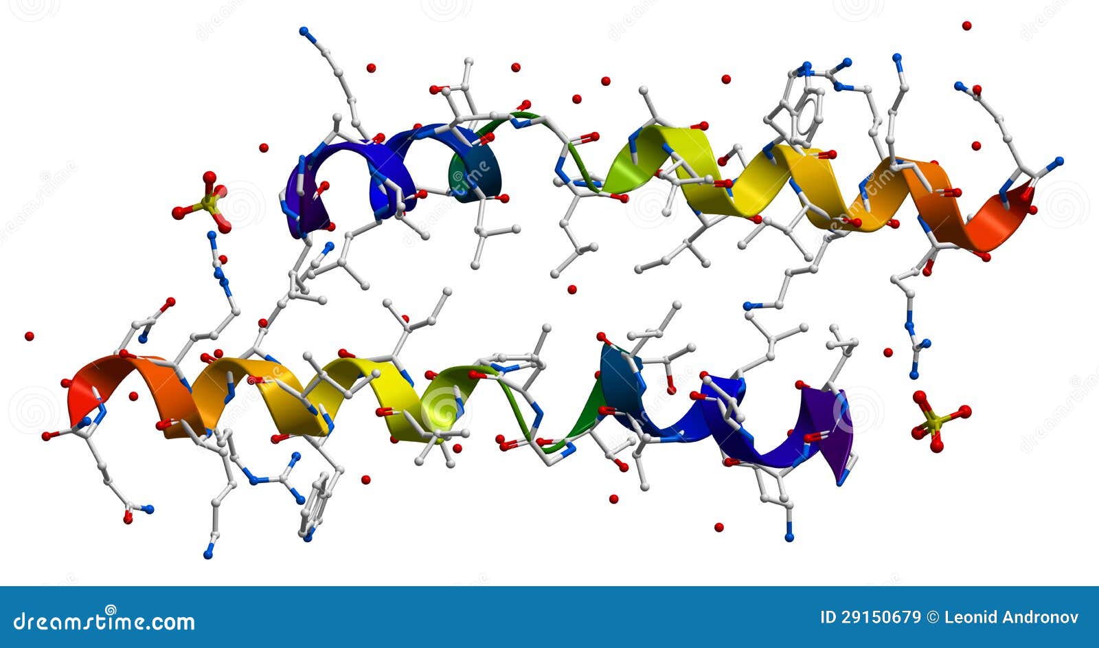 Melittin, Le Composant Principal Du Venin D'abeille Illustration Stock ...
