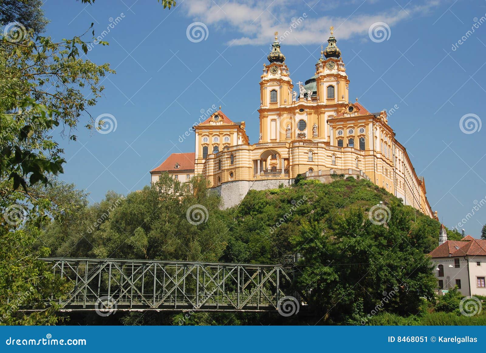 Melk monastery stock image. Image of melk, famous, heritage - 8468051
