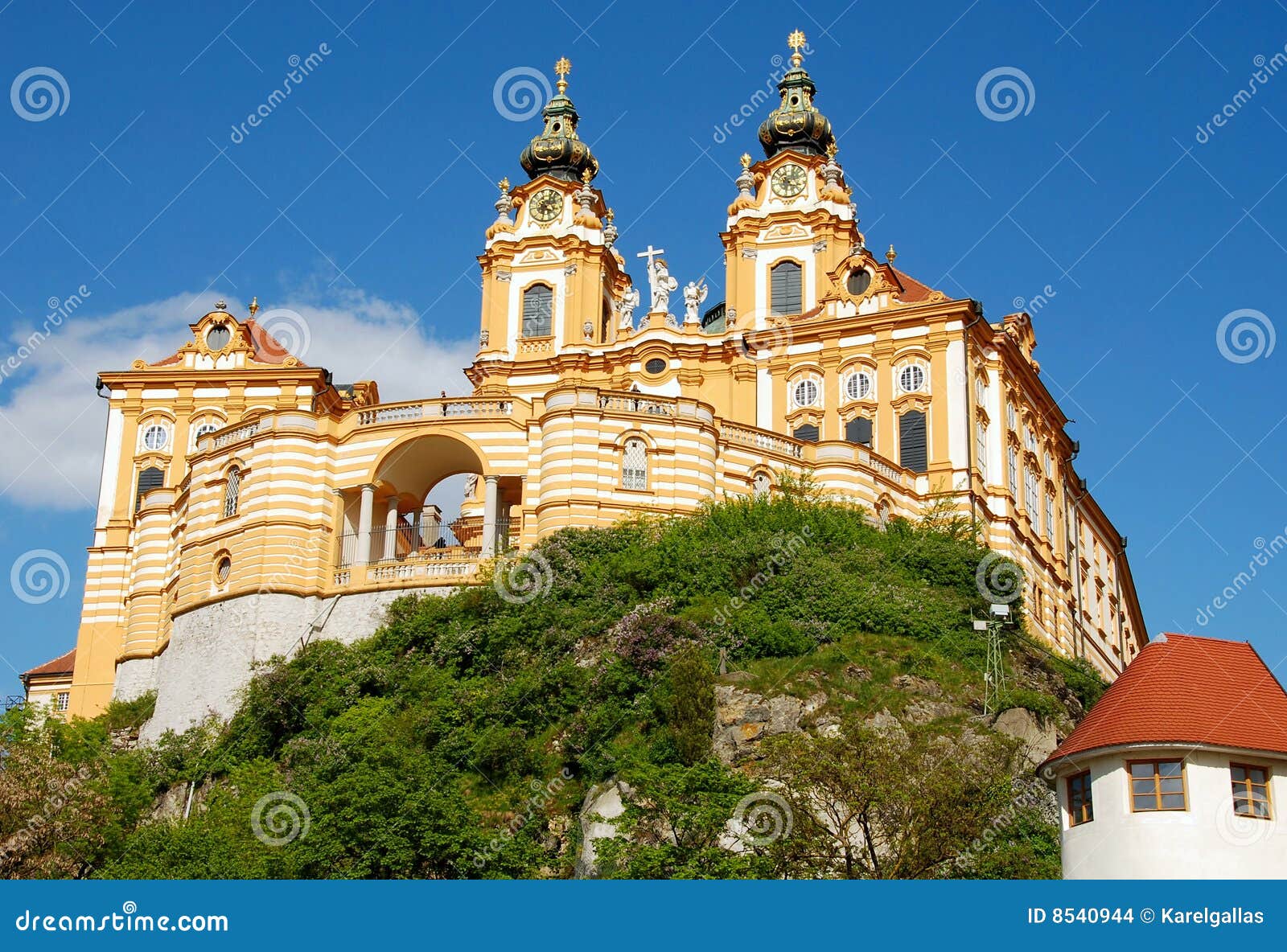 Melk monastery stock photo. Image of baroque, town, stift - 8540944