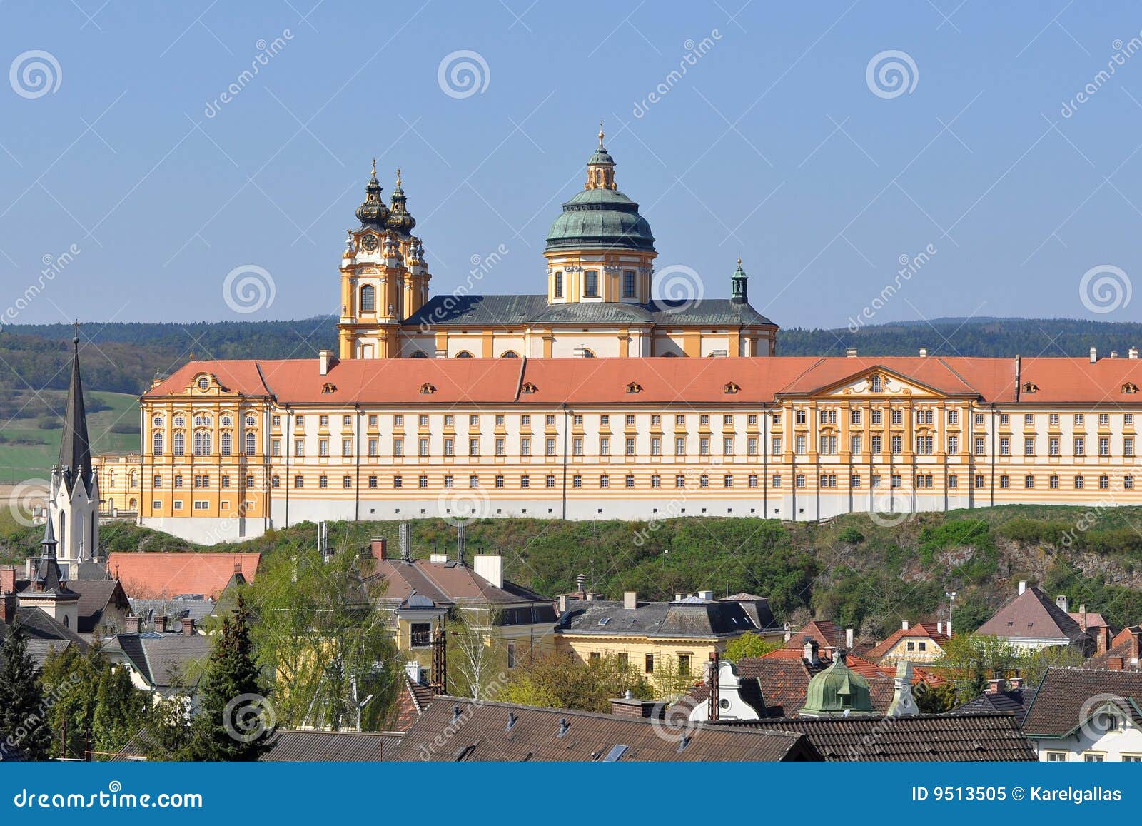 Melk monastery stock image. Image of worl, architectural - 9513505