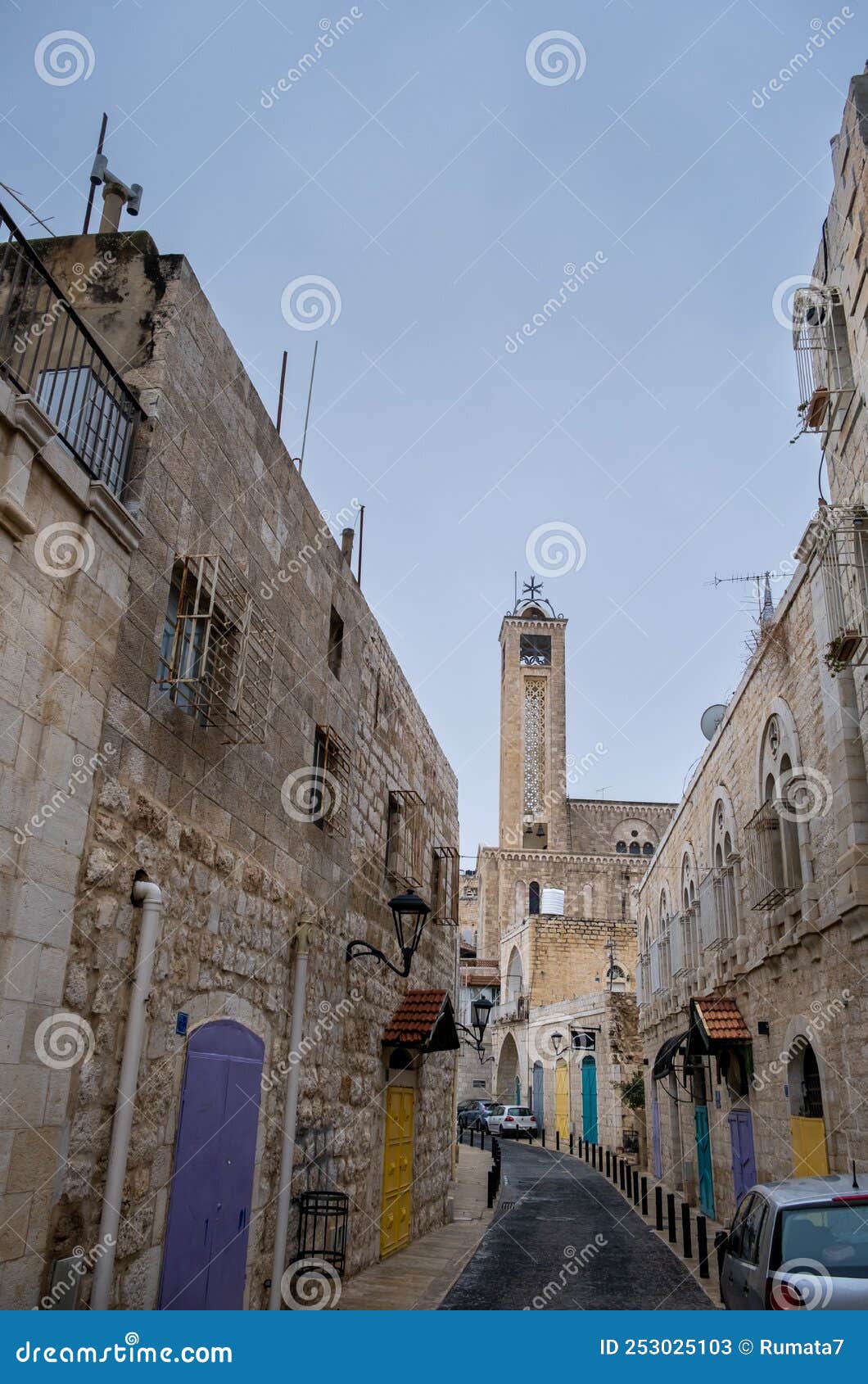 Melkite Greek Byzantine Catholic Church at Bethlehem Stock Image ...