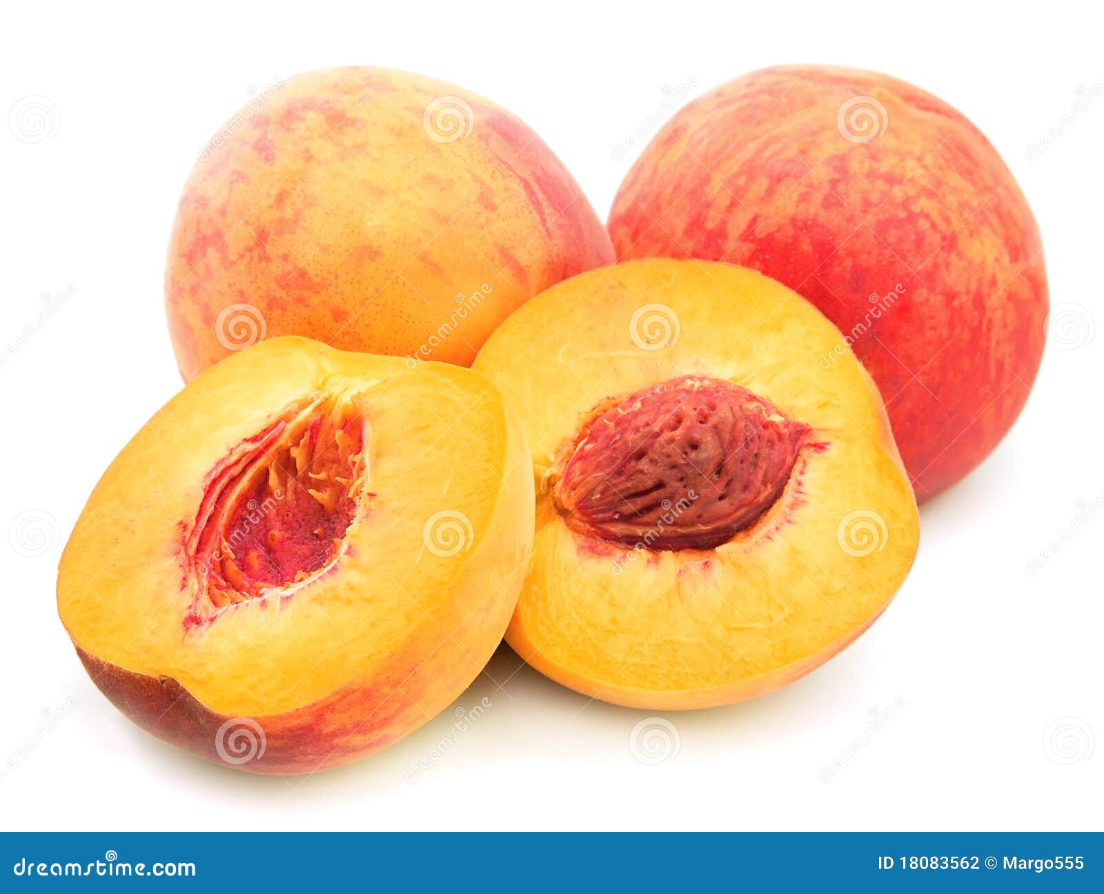 Melocotones maduros foto de archivo. Imagen de maduro - 18083562