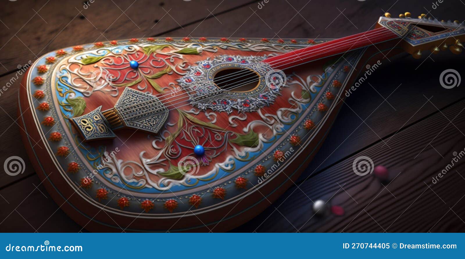 Melodic Charm of the Balalaika: Traditional Russian Stringed Instrument ...