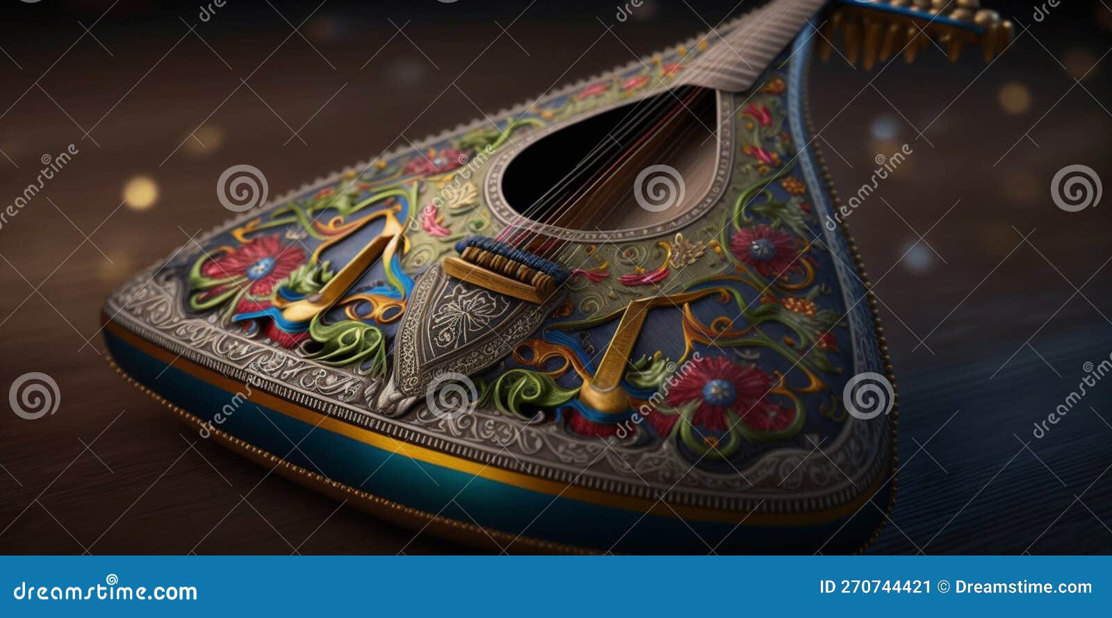 Melodic Charm of the Balalaika: Traditional Russian Stringed Instrument ...