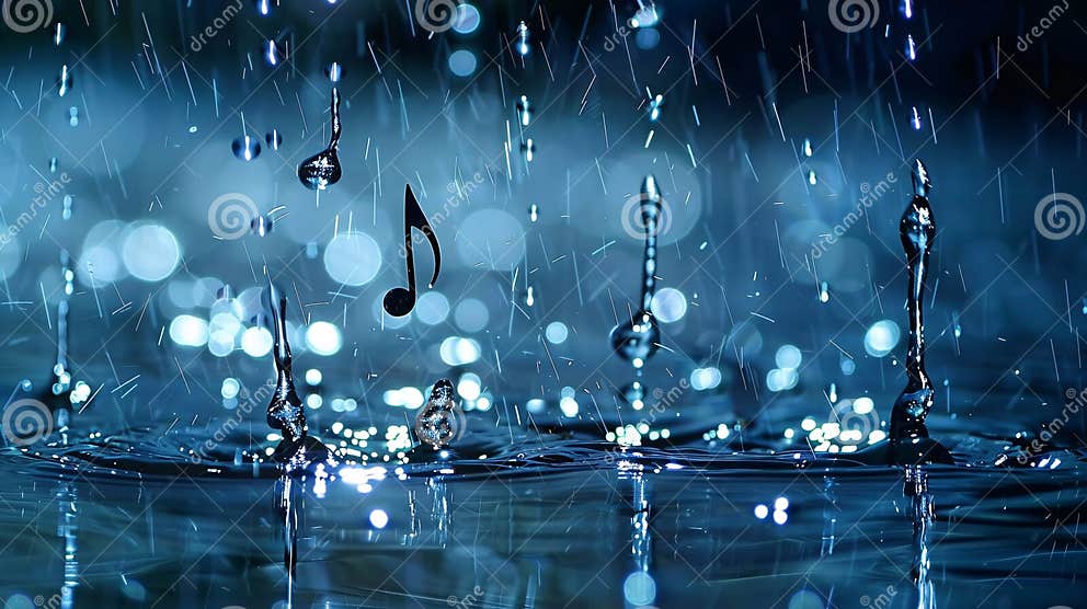 Melodic Raindrops Aqua Notes: Raindrop Symphony, the Music of Rain ...