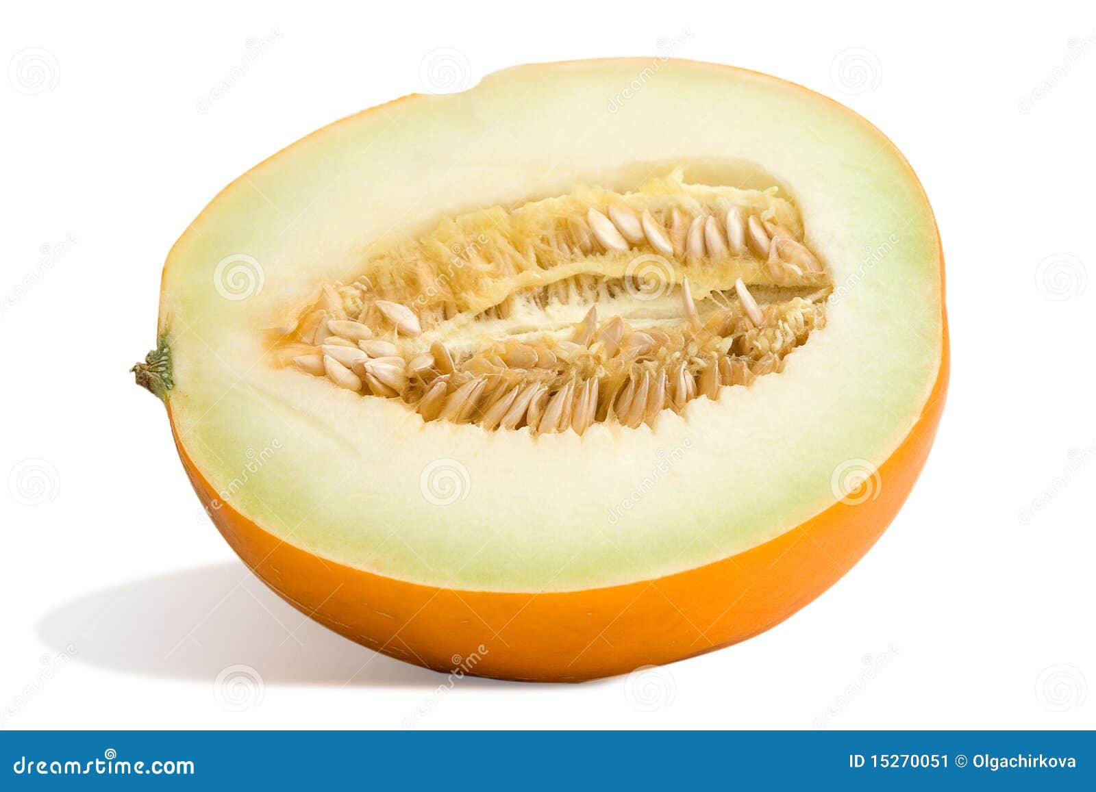 Melon stock image. Image of meal, piece, healthy, single - 15270051