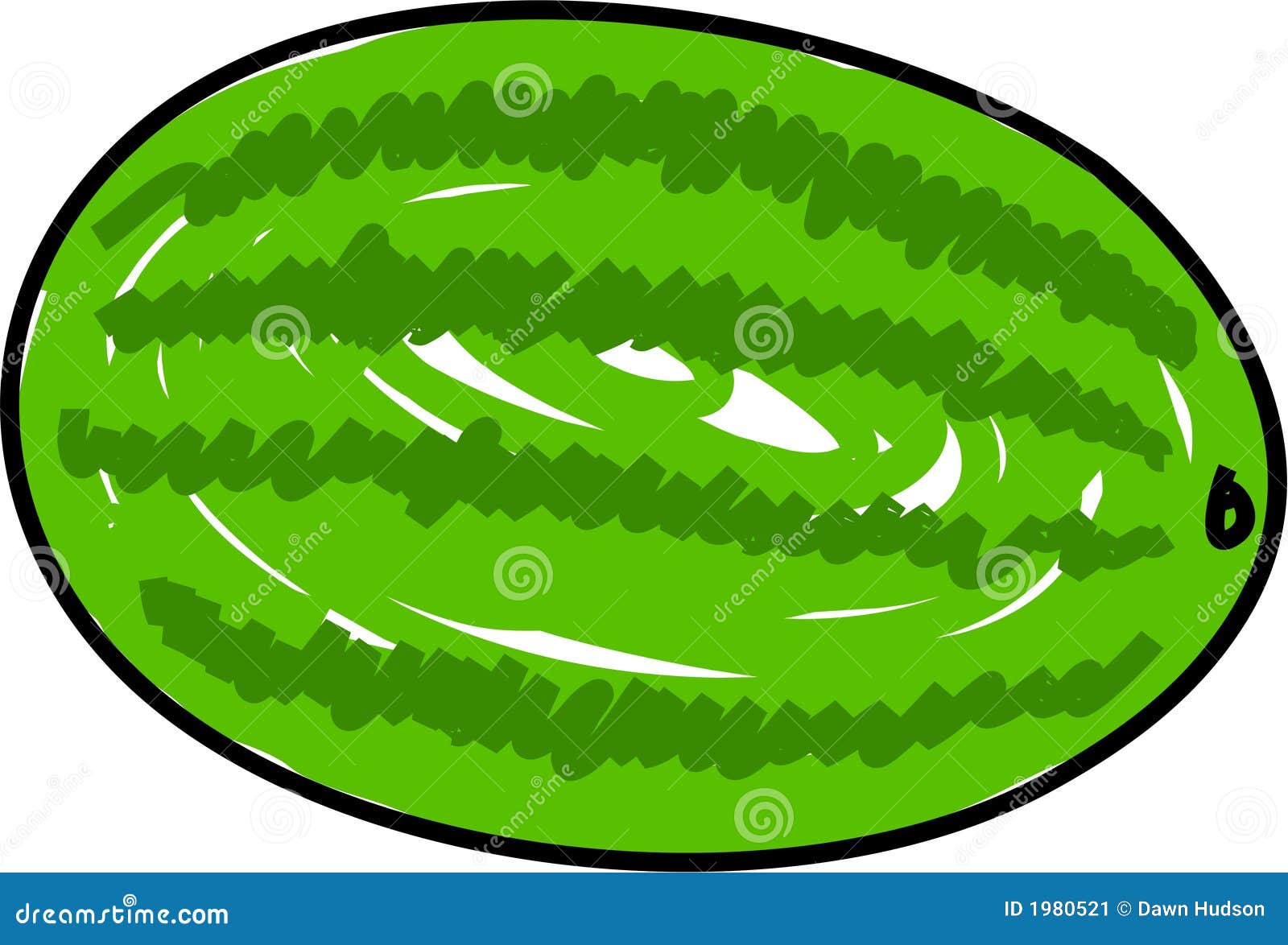 Melon stock vector. Illustration of objects, ripe, food - 1980521