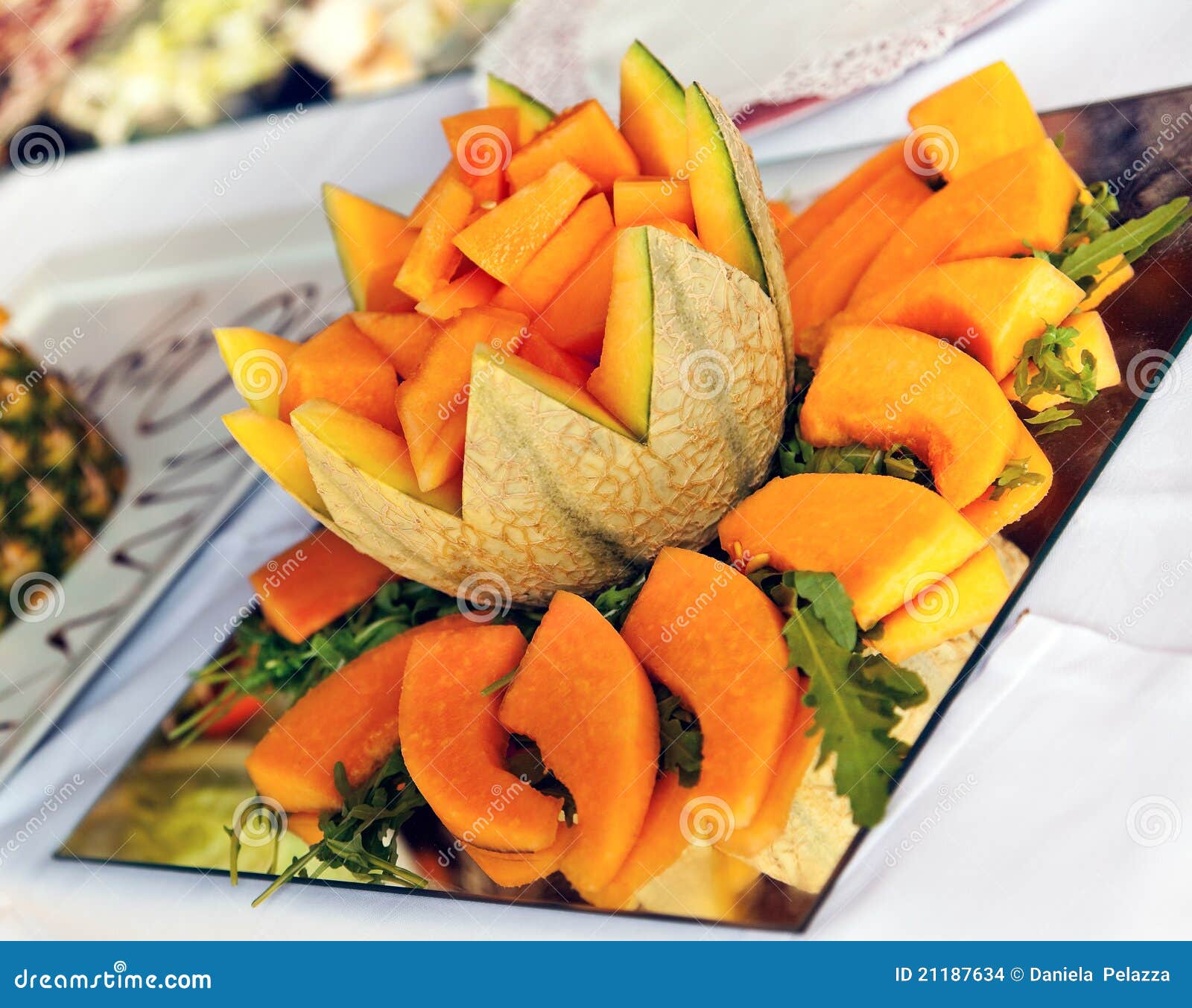 Melon stock photo. Image of green, fruit, canteen, dining - 21187634