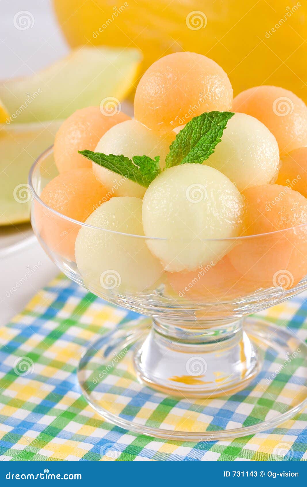 Melon Balls stock image. Image of dessert, fruits, berry - 731143