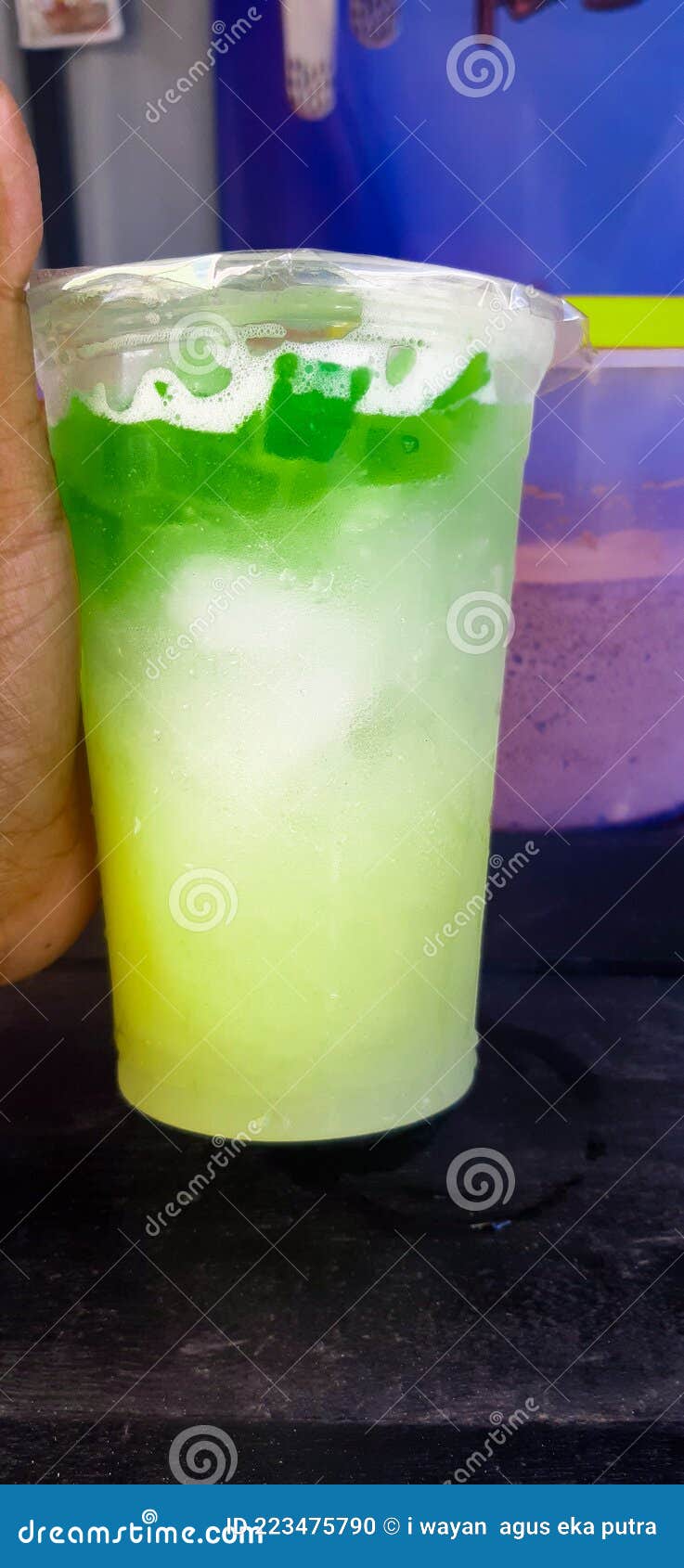 Melon coco yakult stock photo. Image of yakult, melon - 223475790