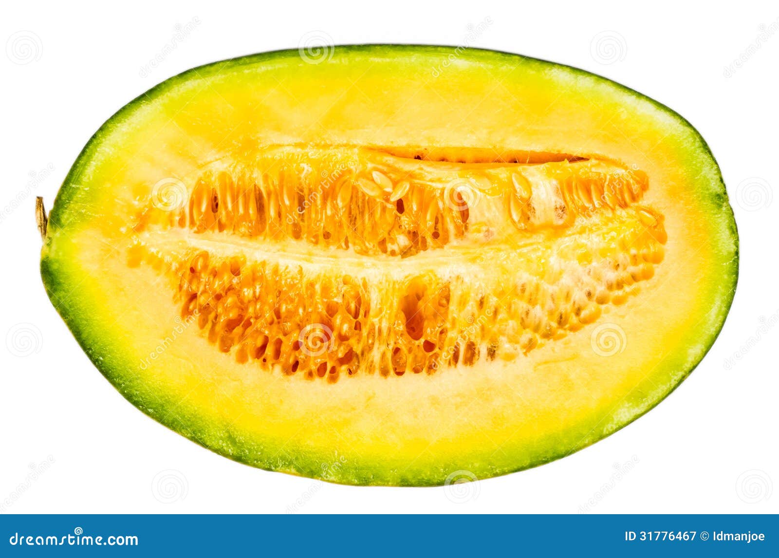 Melon half cut stock image. Image of ripe, health, eating - 31776467