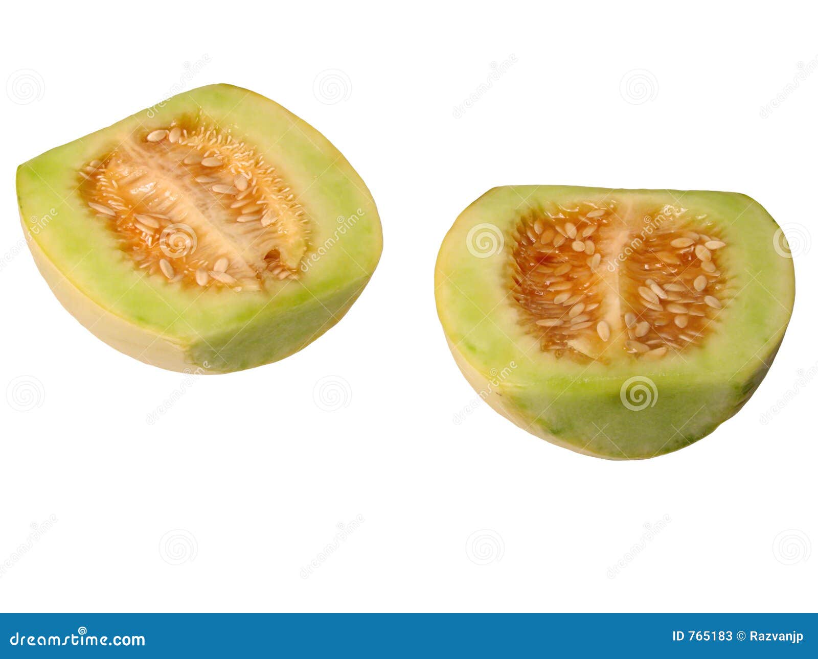 Melon halves stock image. Image of food, pieces, summertime - 765183