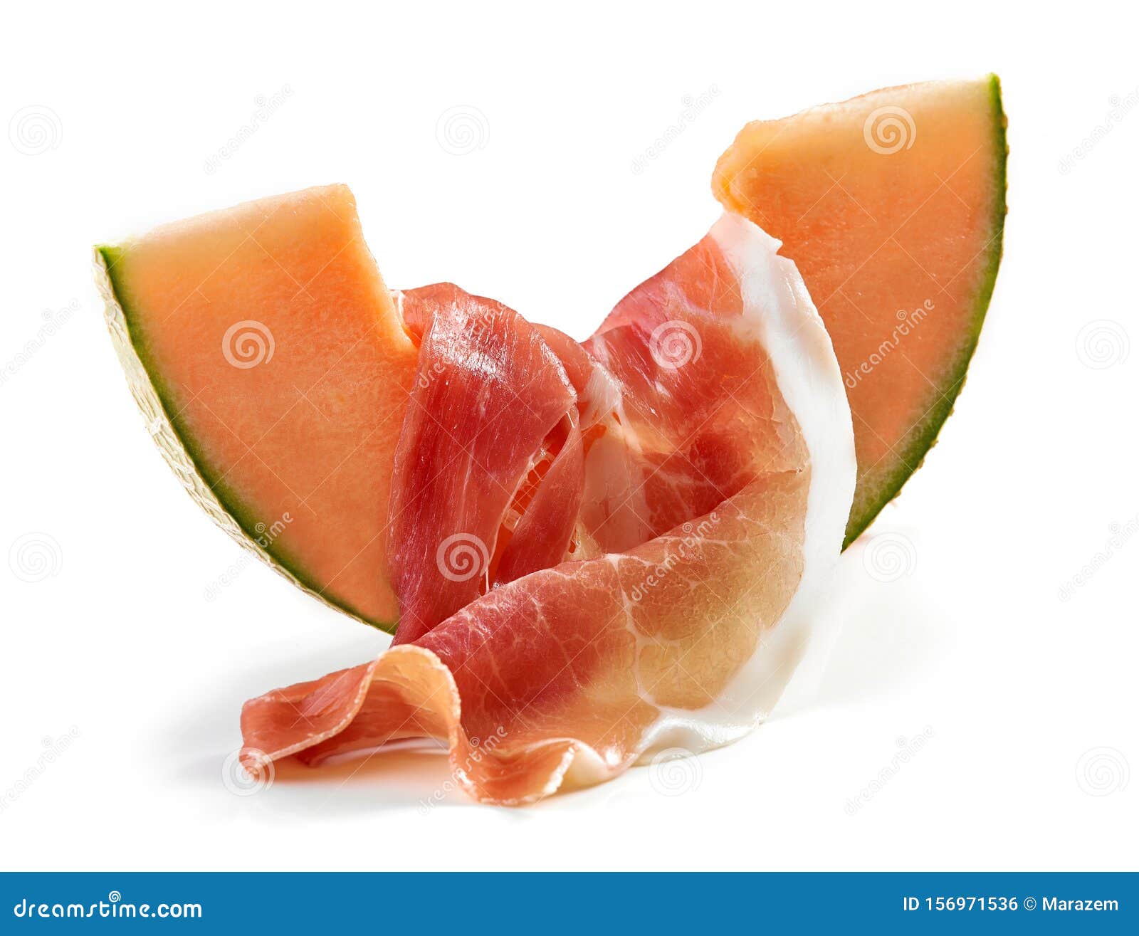Melon and ham stock photo. Image of ingredient, meat - 156971536