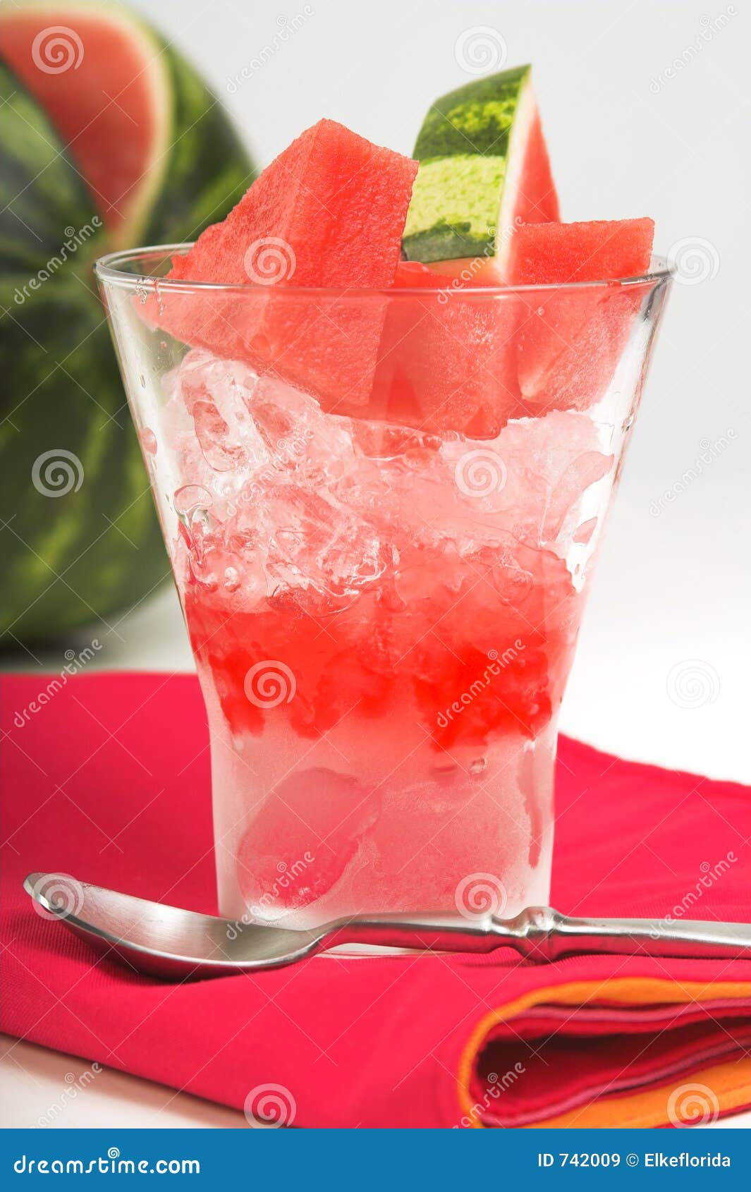 Melon on ice stock image. Image of dessert, melon, refreshing - 742009
