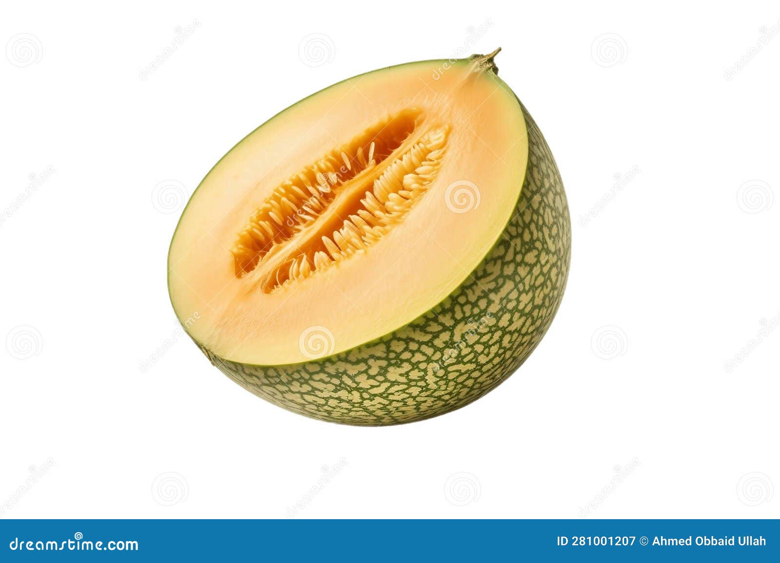 Melon Isolated on Transparent Background. Generative AI Stock ...