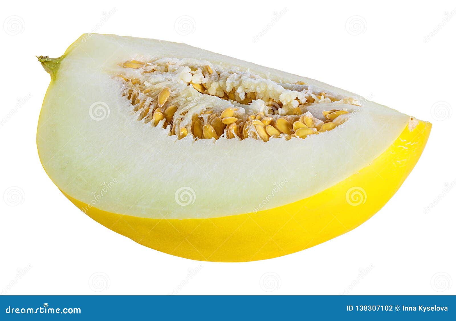 Melon isolated on white stock photo. Image of orange - 138307102