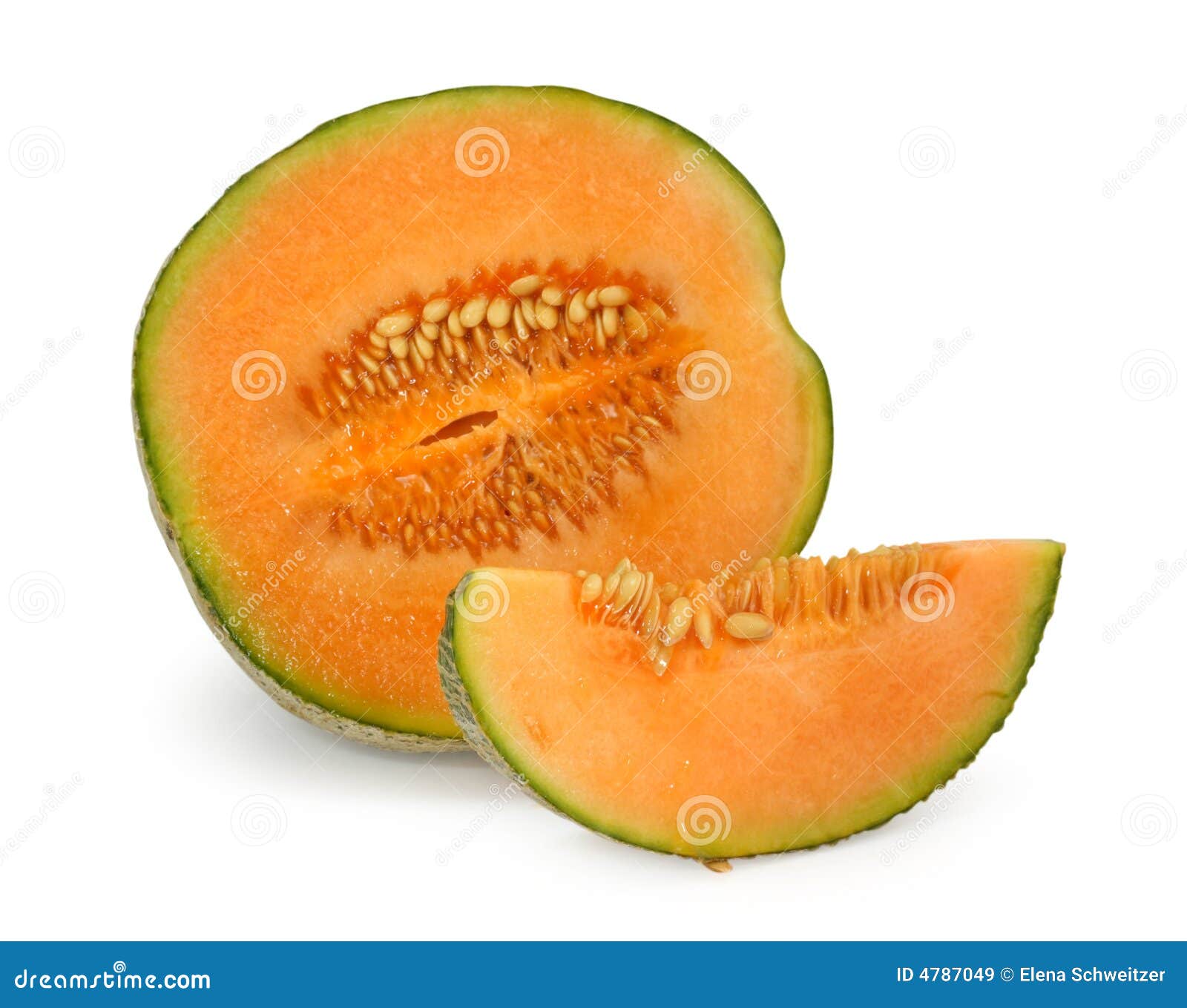 Melon orange de cantaloup image stock. Image du régime - 4787049