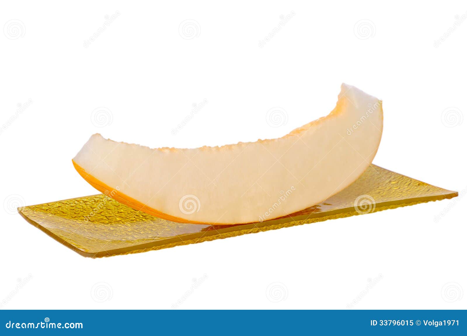 Melon slice stock image. Image of slice, ripe, yellow - 33796015
