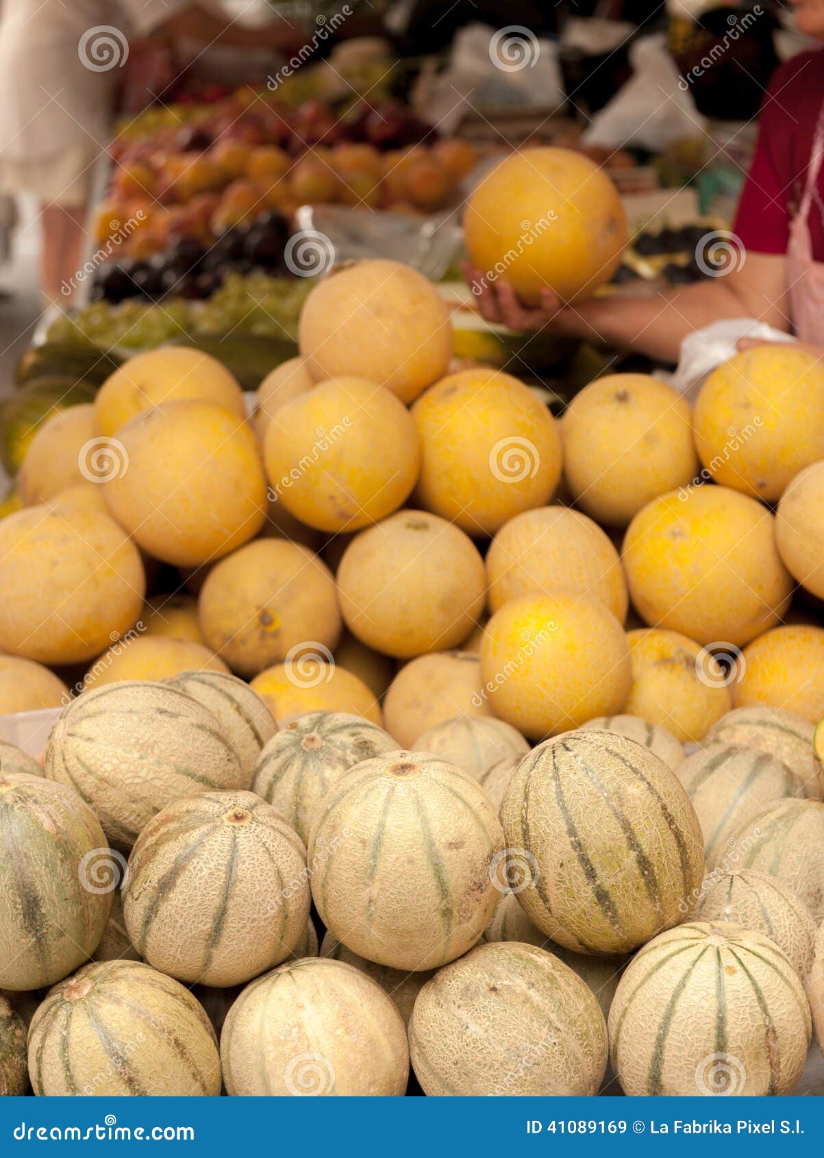 Melon stall stock image. Image of refreshment, fresh - 41089169
