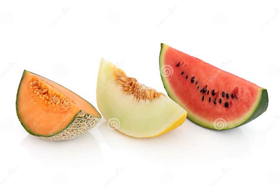 Melon Varieties stock photo. Image of wedge, slice, fruit - 23603382