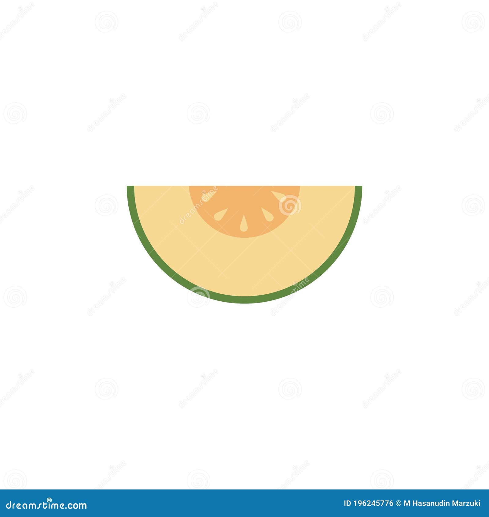 Melons logo vector stock vector. Illustration of natural - 196245776