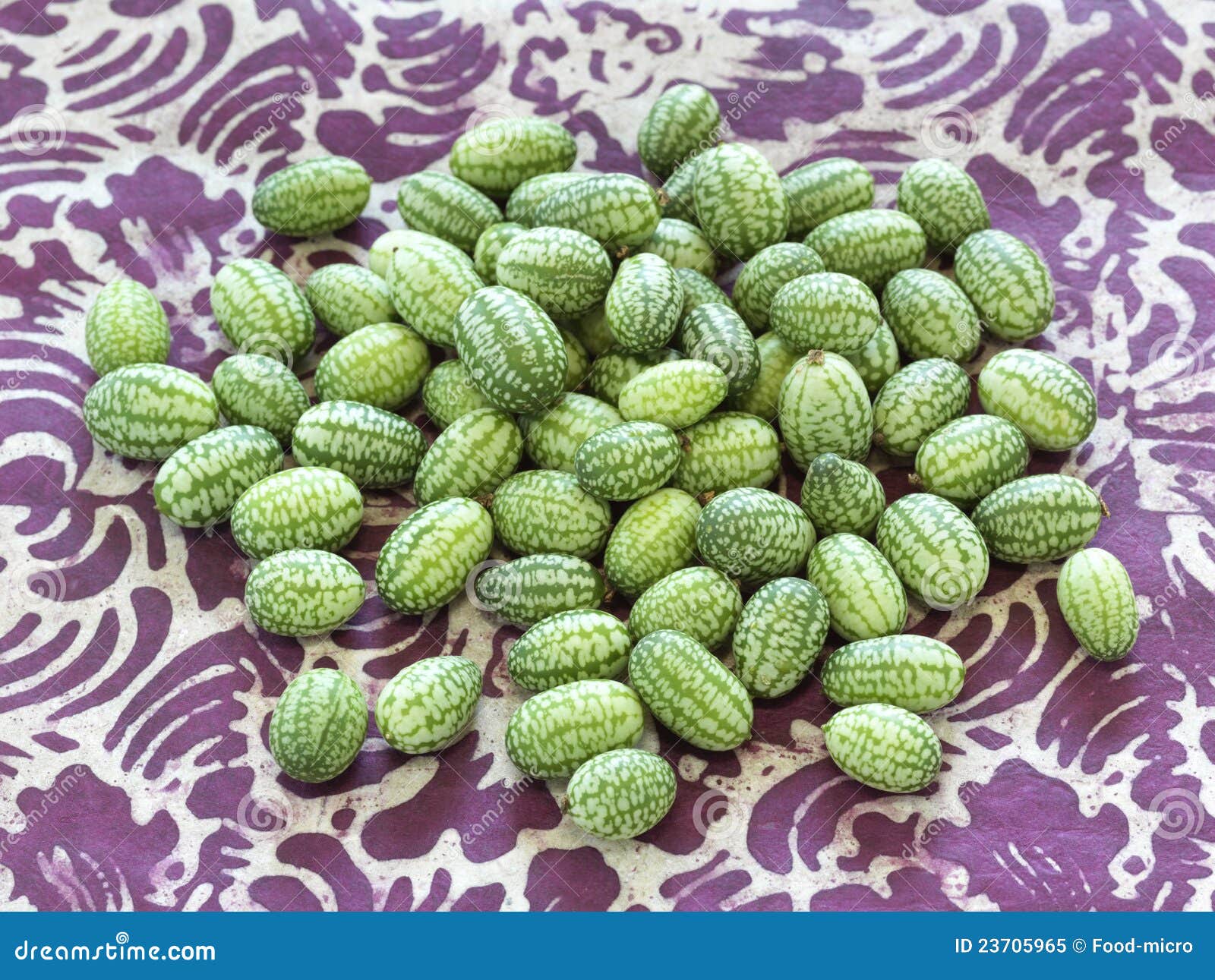 Melothria Scabra Mini Cucumbers Stock Image - Image of ingredient ...