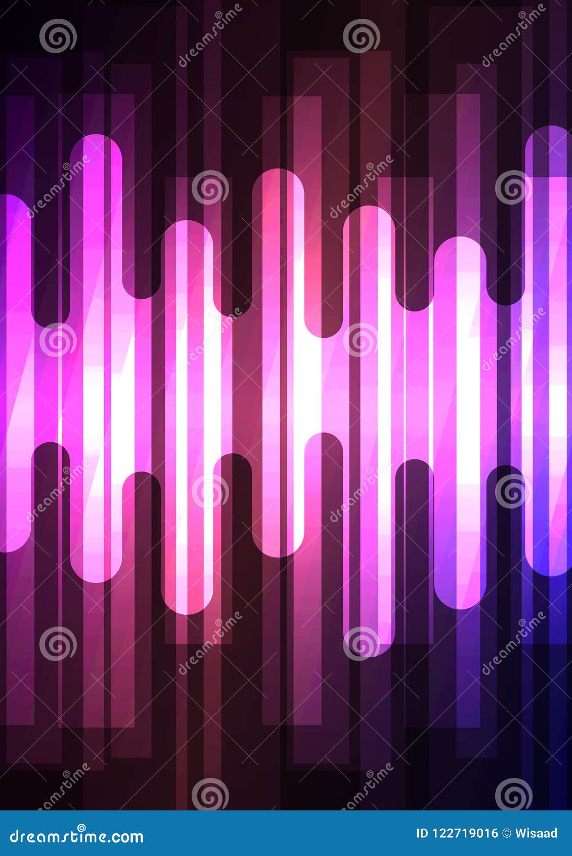 Melt Wave Speed Overlap Abstract Background Stock Vector - Illustration ...