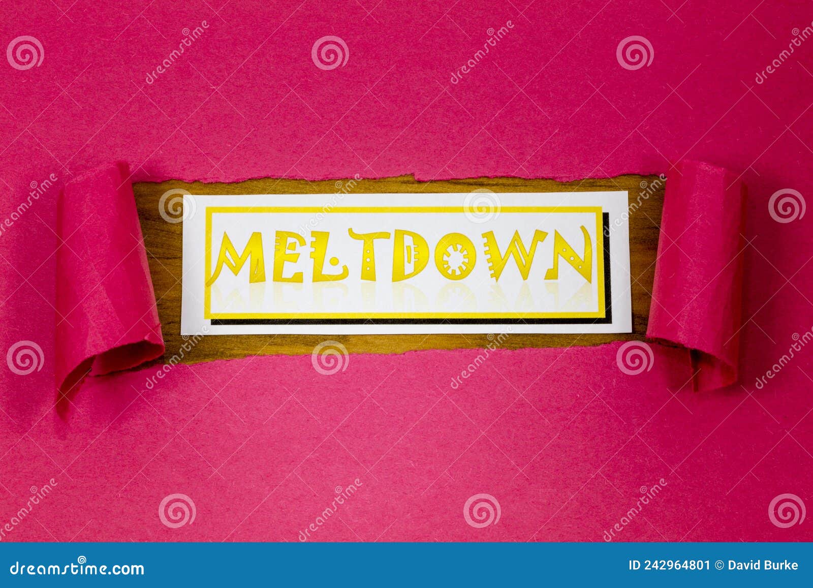 Meltdown Abnormal Deviant Design Shape Graphic Exception Cyberattack ...