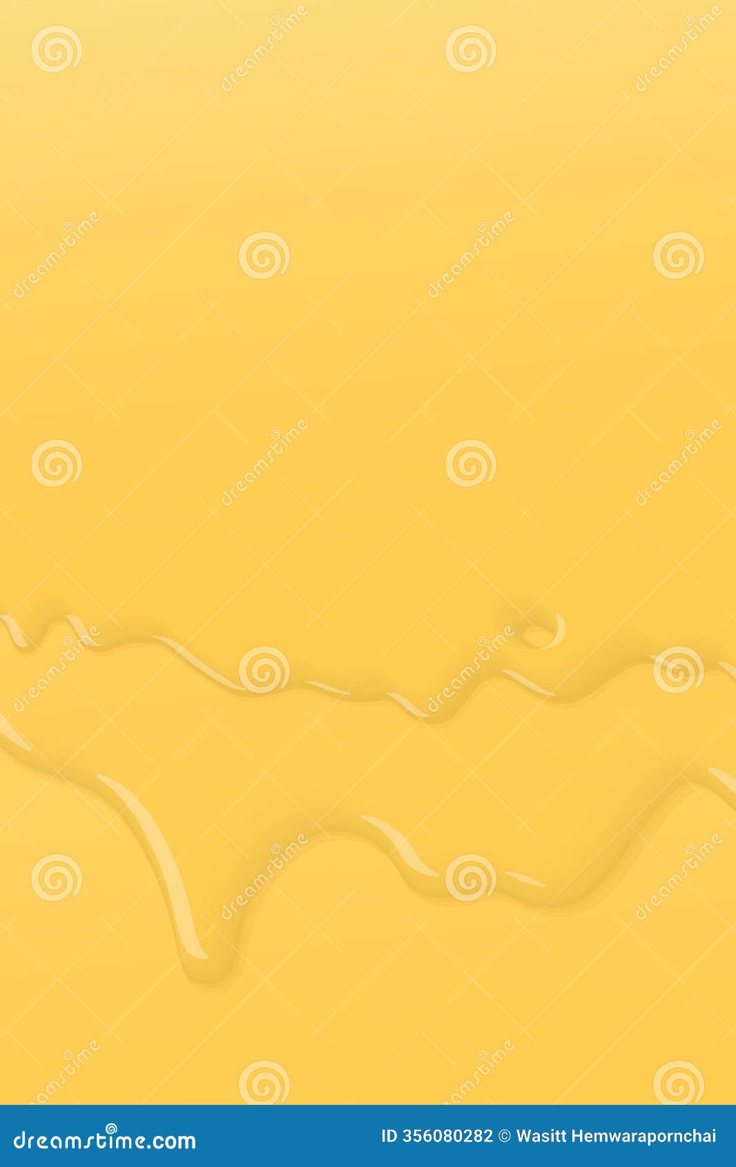 Melted Butter or Cheese Dropping Vertical Background Stock Illustration ...