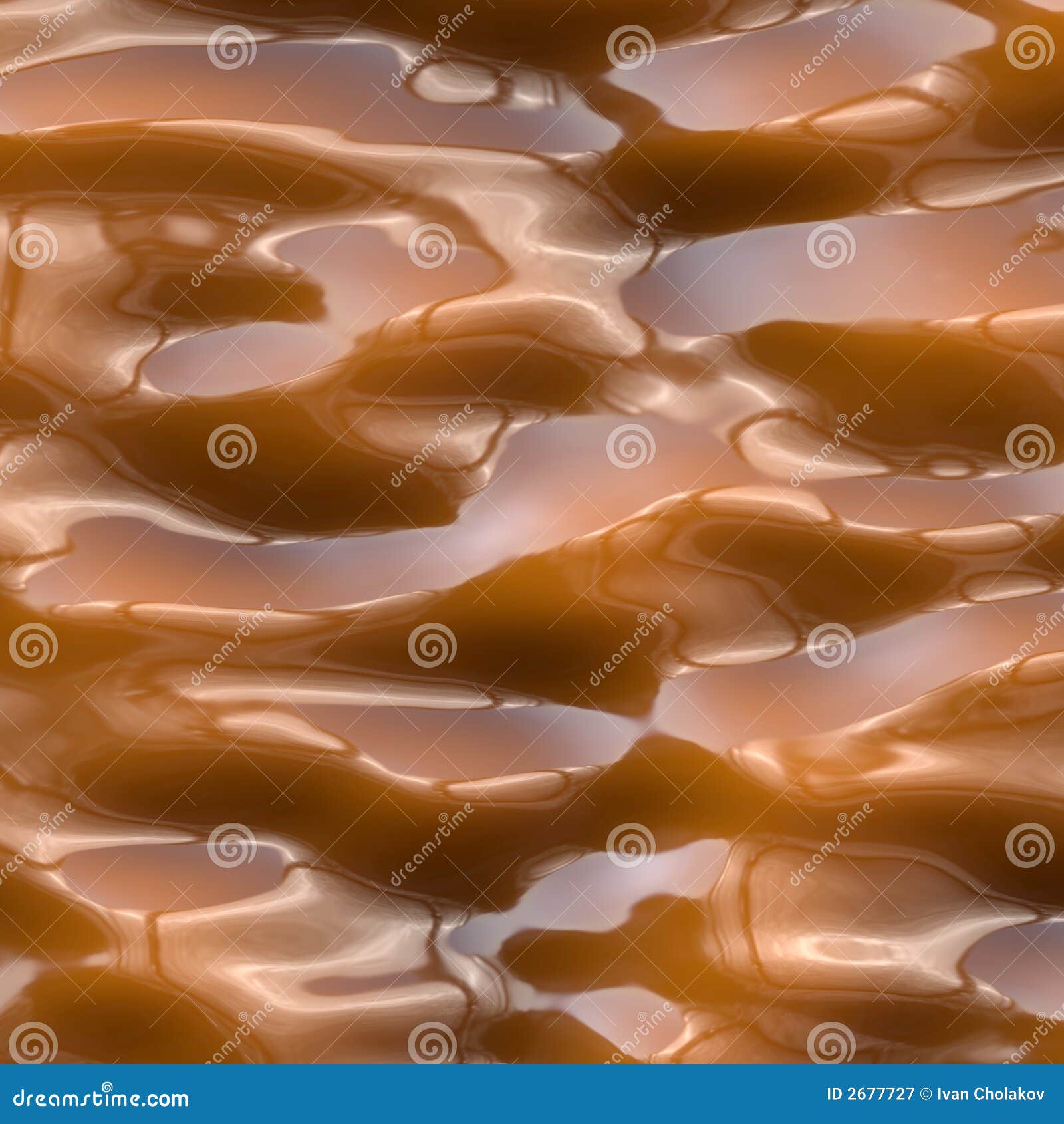 Melted caramel stock illustration. Illustration of artificial - 2677727