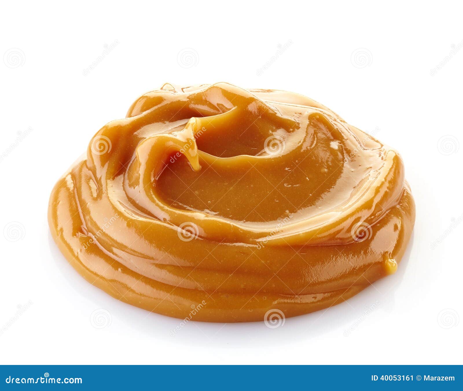 Melted caramel stock image. Image of caramel, drip, brown - 40053161