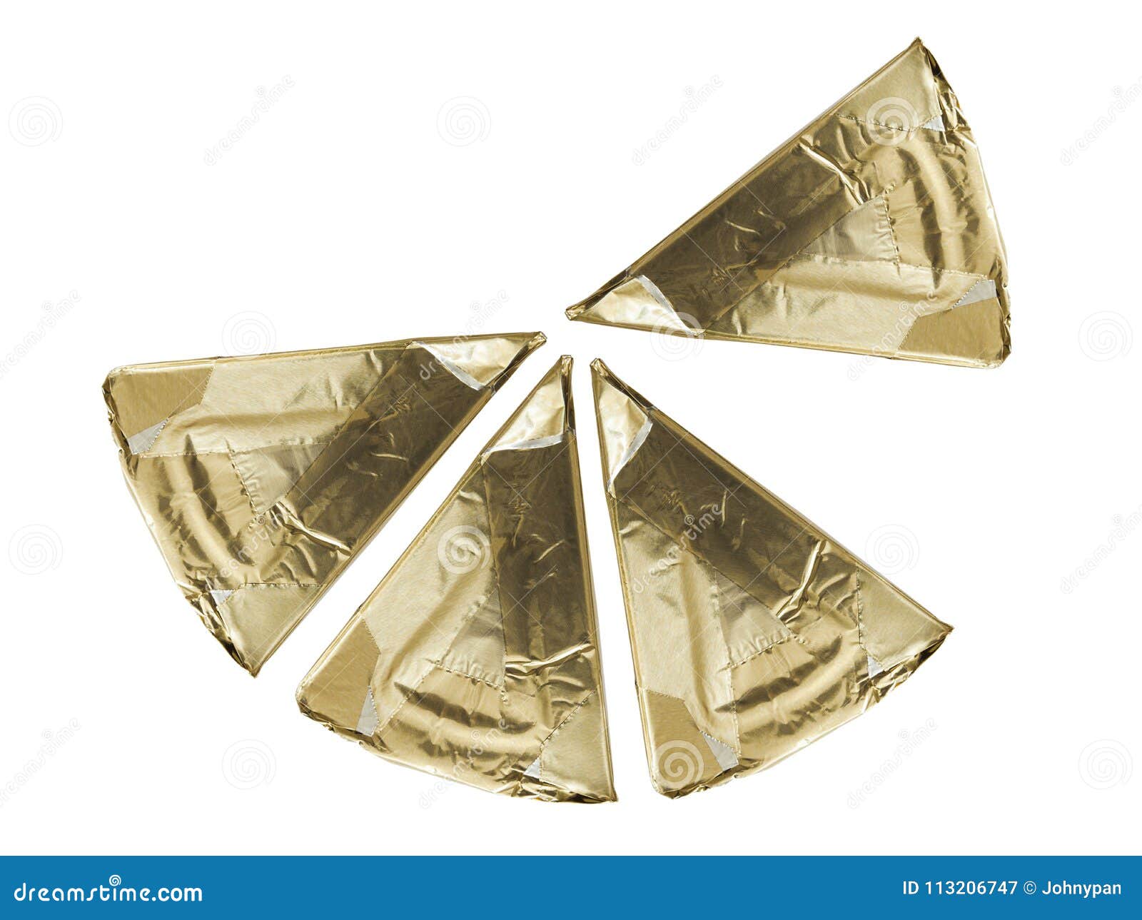 Melted Cheese Triangle Isolated Stock Image - Image of cream, camembert ...