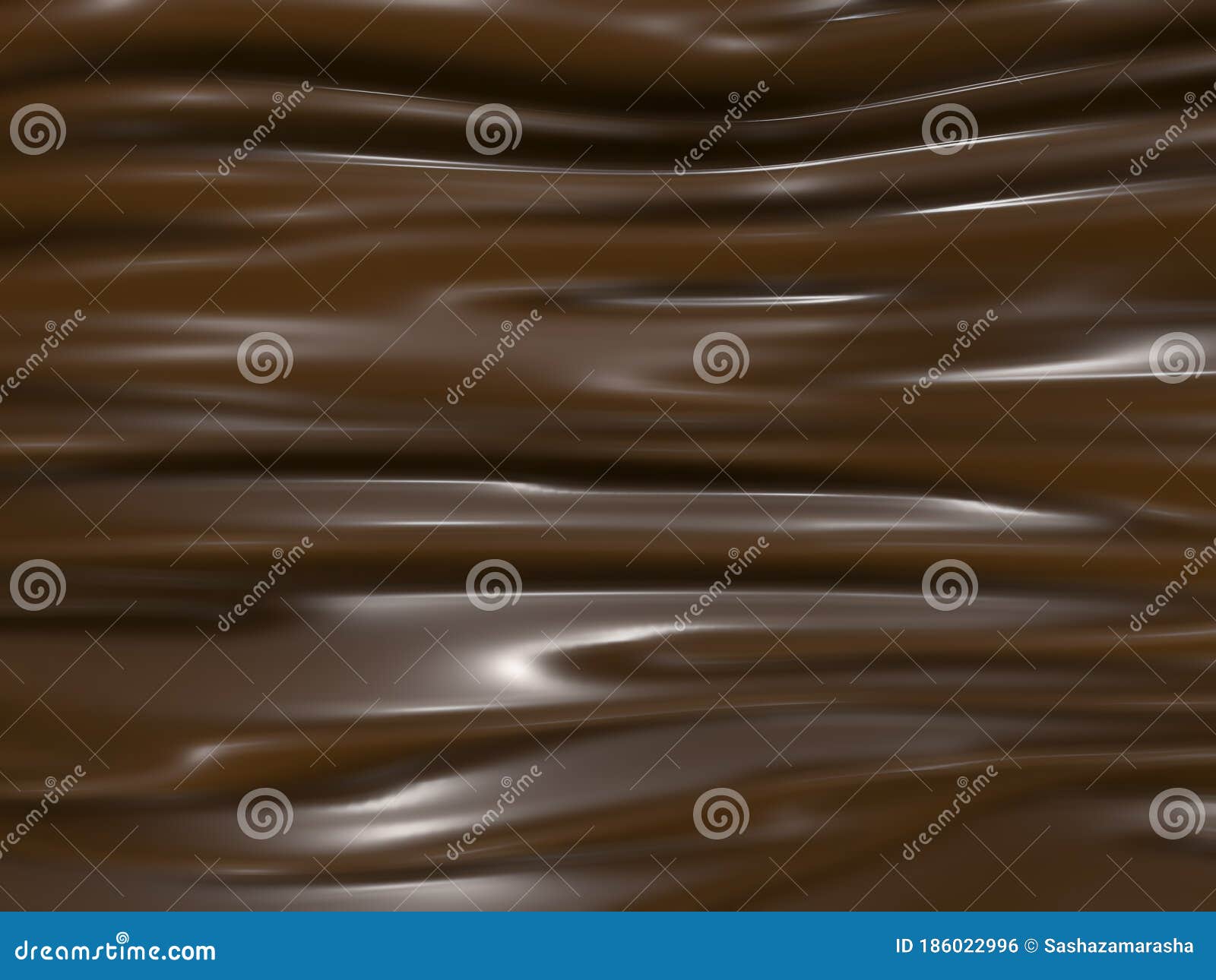 Melted Choco Mass. Chocolate Waves Background Stock Illustration ...