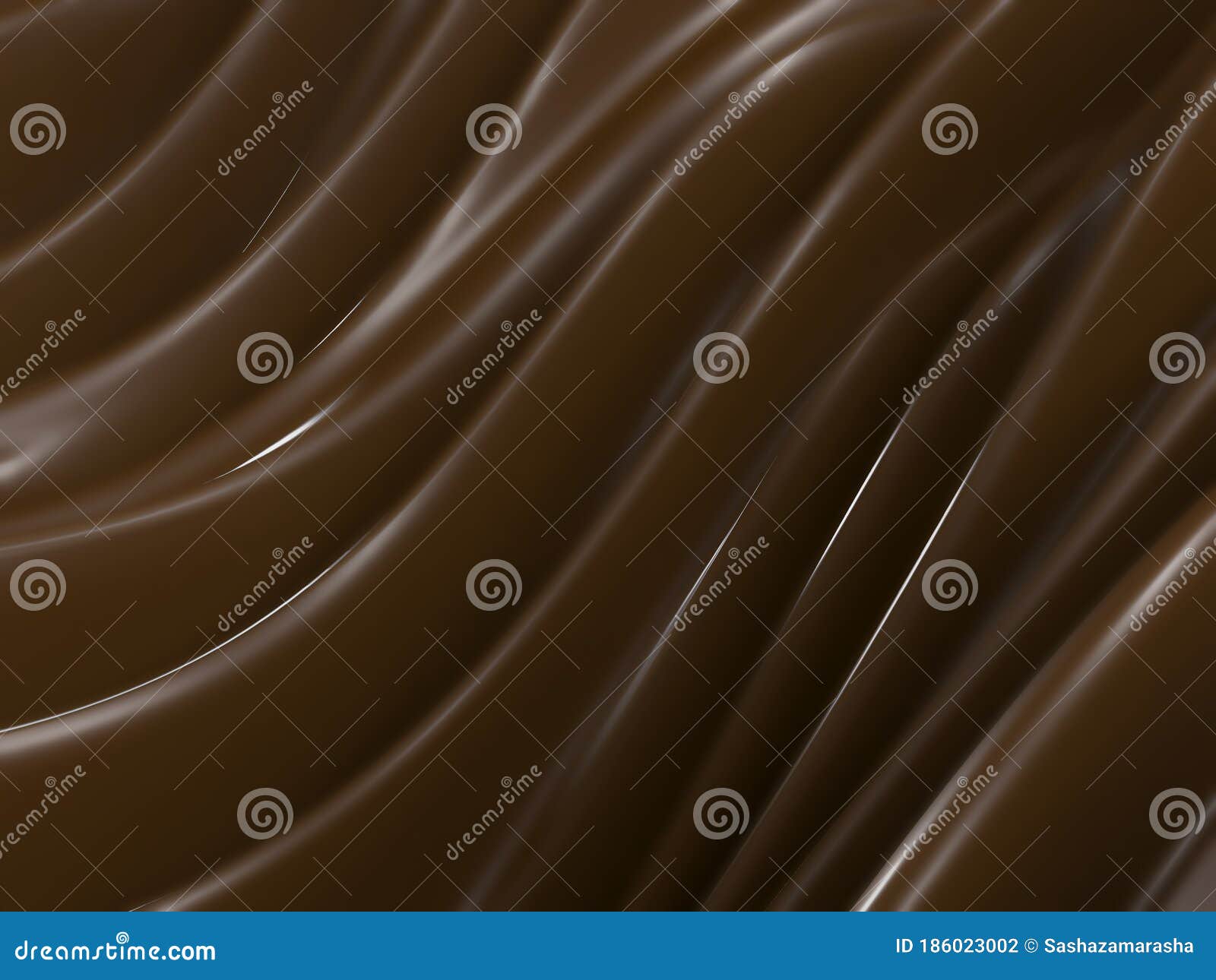Melted Choco Mass. Chocolate Waves Background Stock Illustration ...