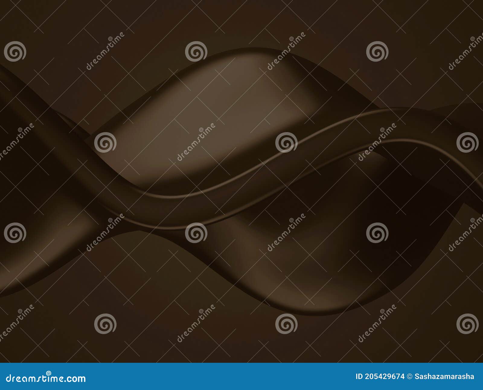 Melted Choco Mass. Chocolate Waves Background Stock Illustration ...