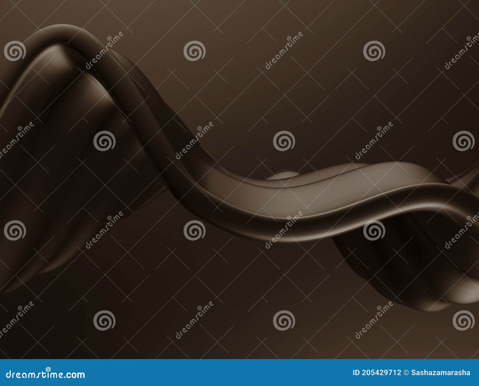 Melted Choco Mass. Chocolate Waves Background Stock Illustration ...