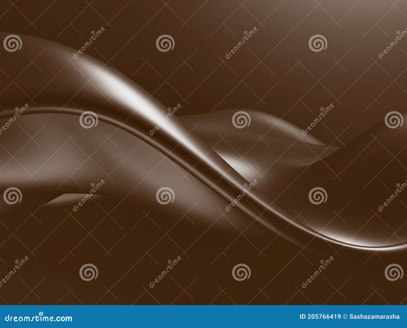 Melted Choco Mass. Chocolate Waves Background Stock Illustration ...