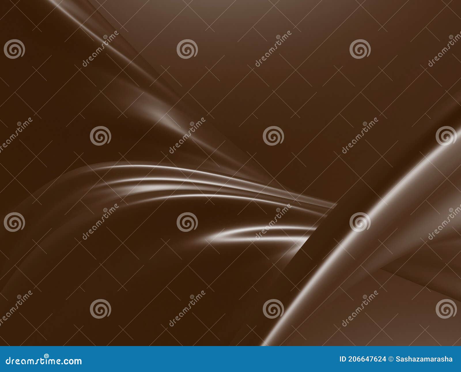 Melted Choco Mass. Chocolate Waves Background Stock Illustration ...