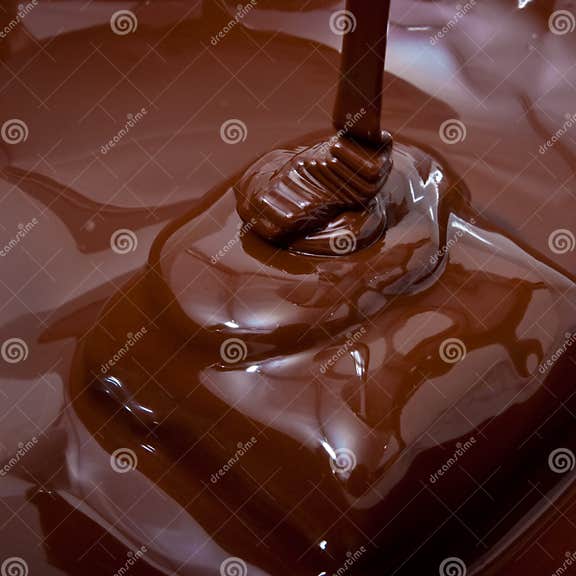 Melted chocolate stock photo. Image of delicious, spread - 9290890