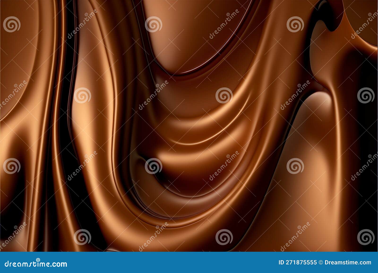 Melted Chocolate Background Stock Illustration - Illustration of candy ...
