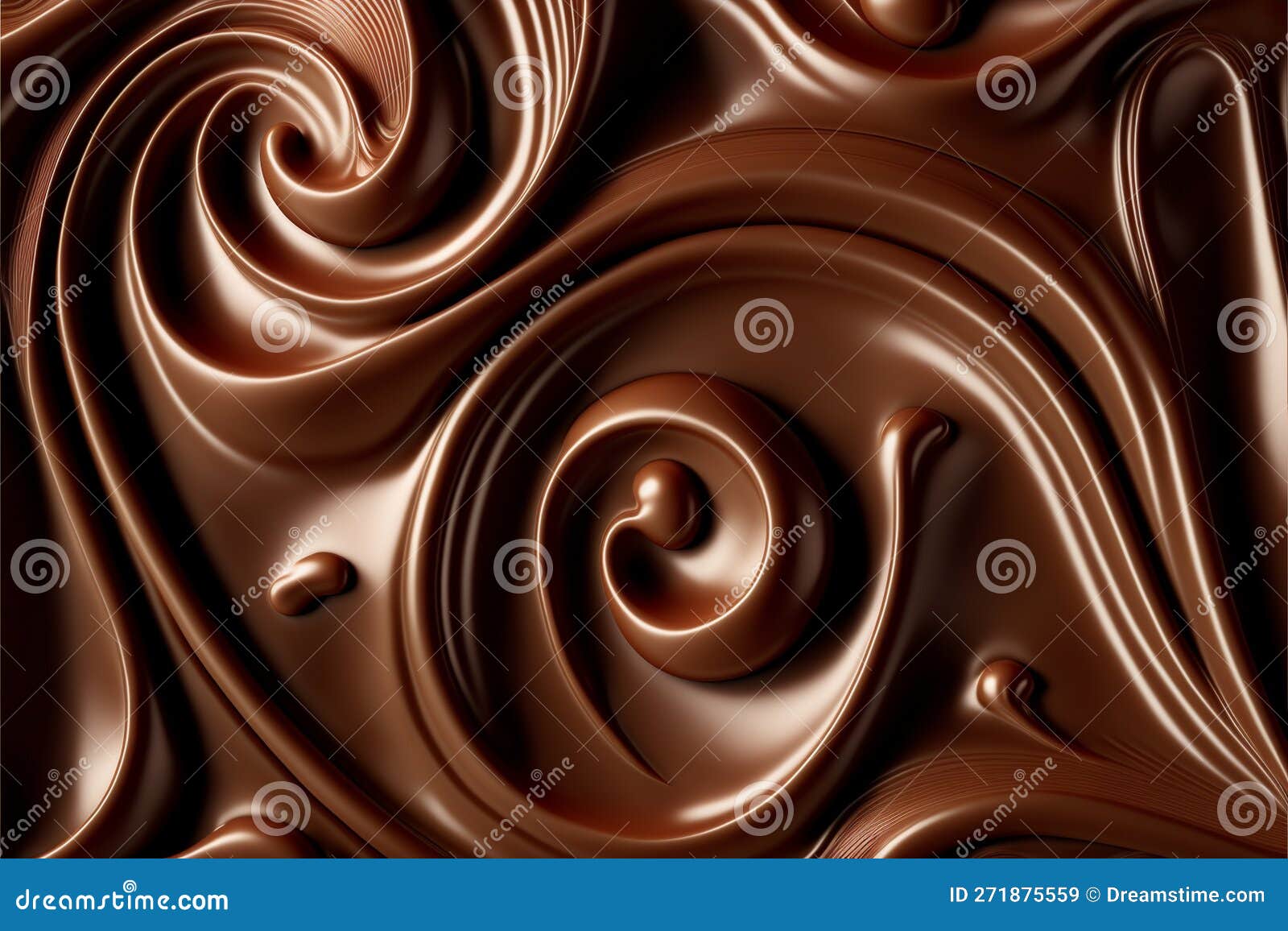 Melted Chocolate Background Stock Illustration - Illustration of melted ...