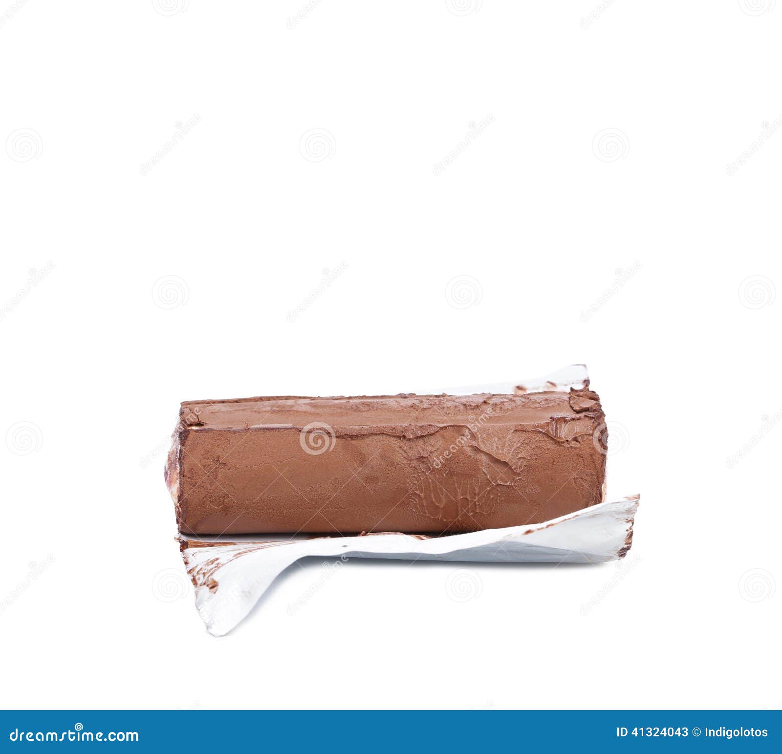 Melted chocolate bar. stock image. Image of creamy, pleasure - 41324043