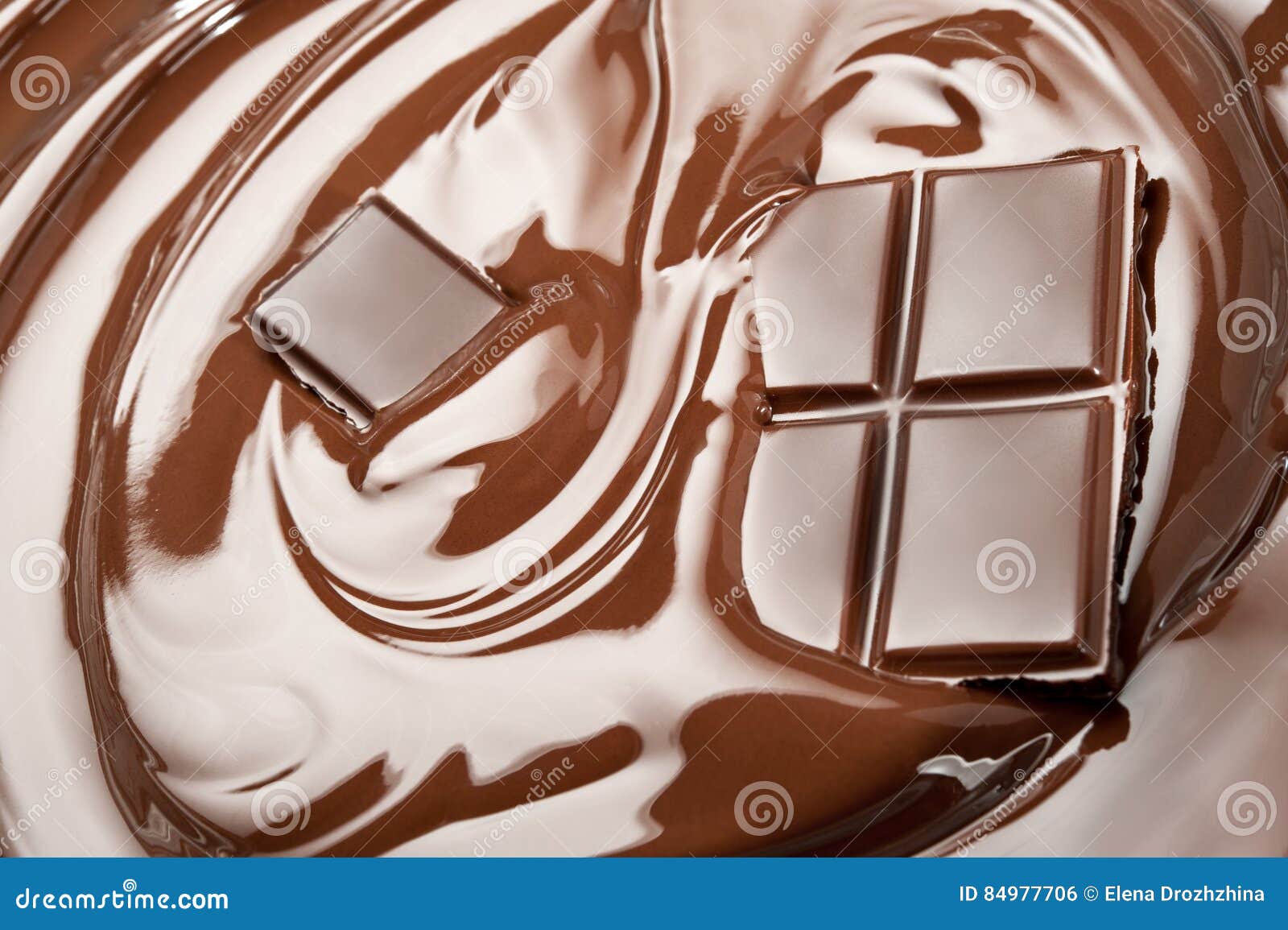 Melted chocolate stock photo. Image of brown, frame, confectionery ...