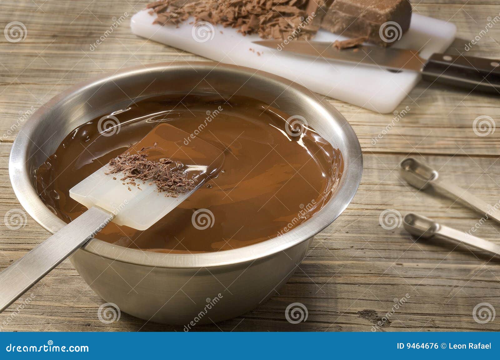 Melted Chocolate Bowl stock photo. Image of food, sweet - 9464676