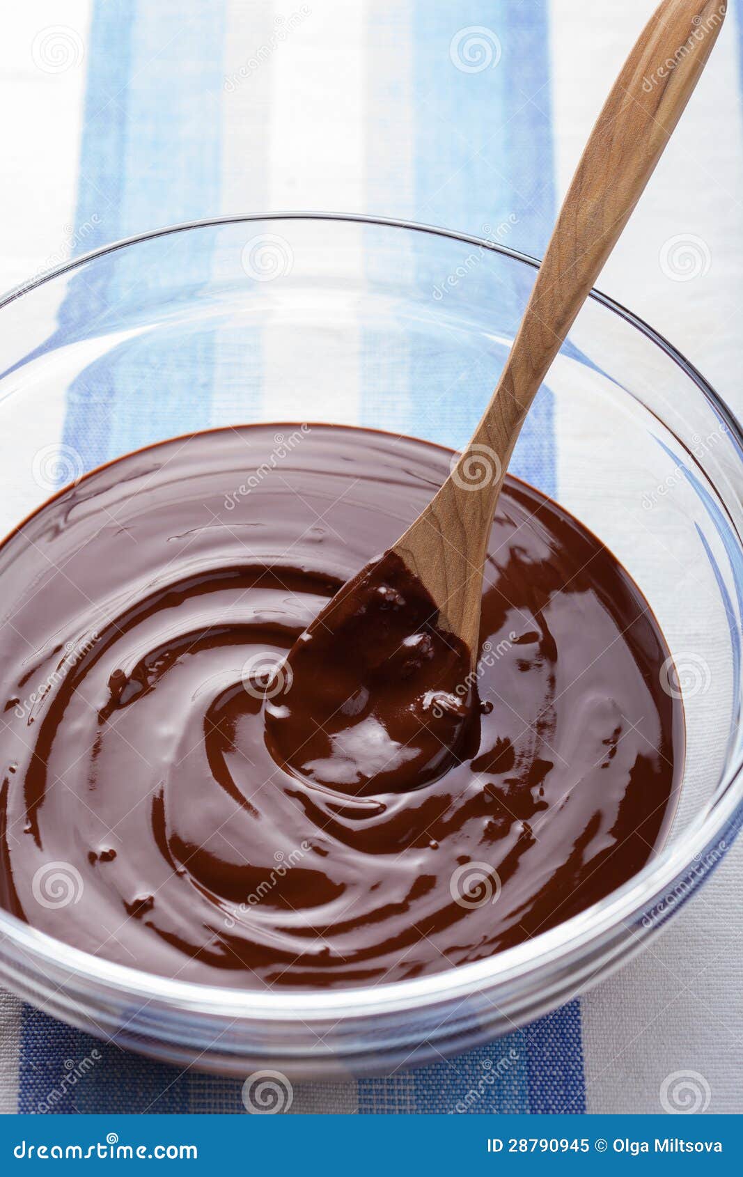 Melted Chocolate for Cooking Stock Image - Image of fattening, brown ...