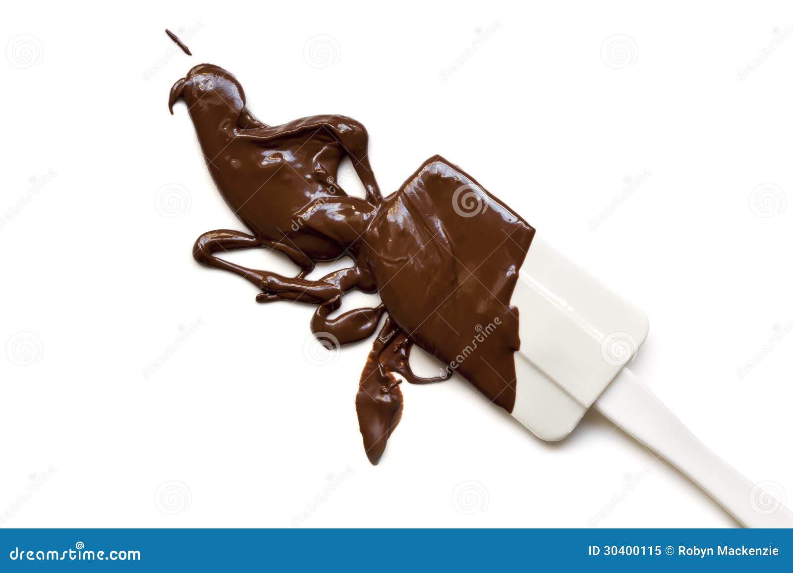Melted Chocolate Splash On Spatula Royalty-Free Stock Photography ...